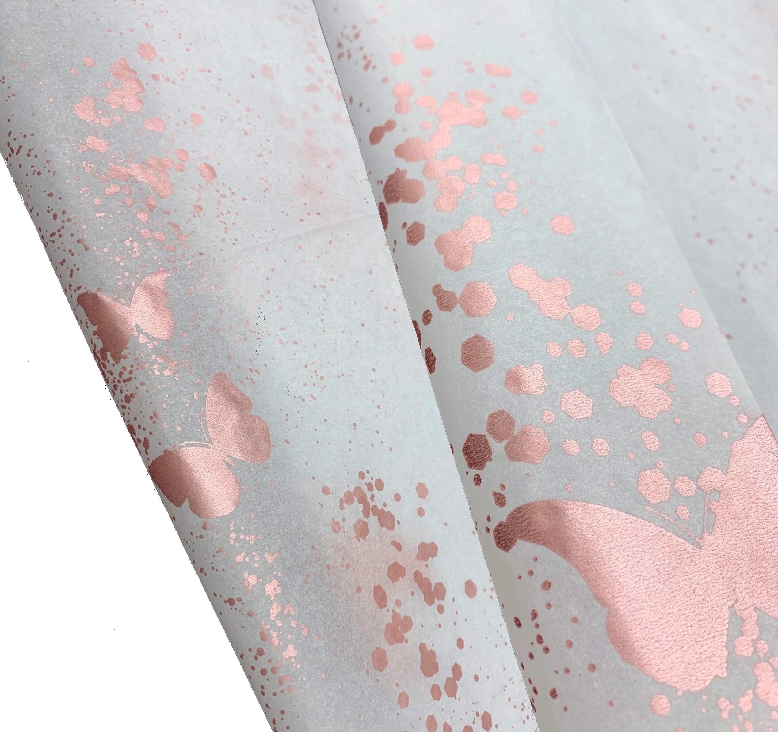 InsideMyNest Butterfly Dust Foil Metallic HYZ01 Tissue Paper Wrapping ...