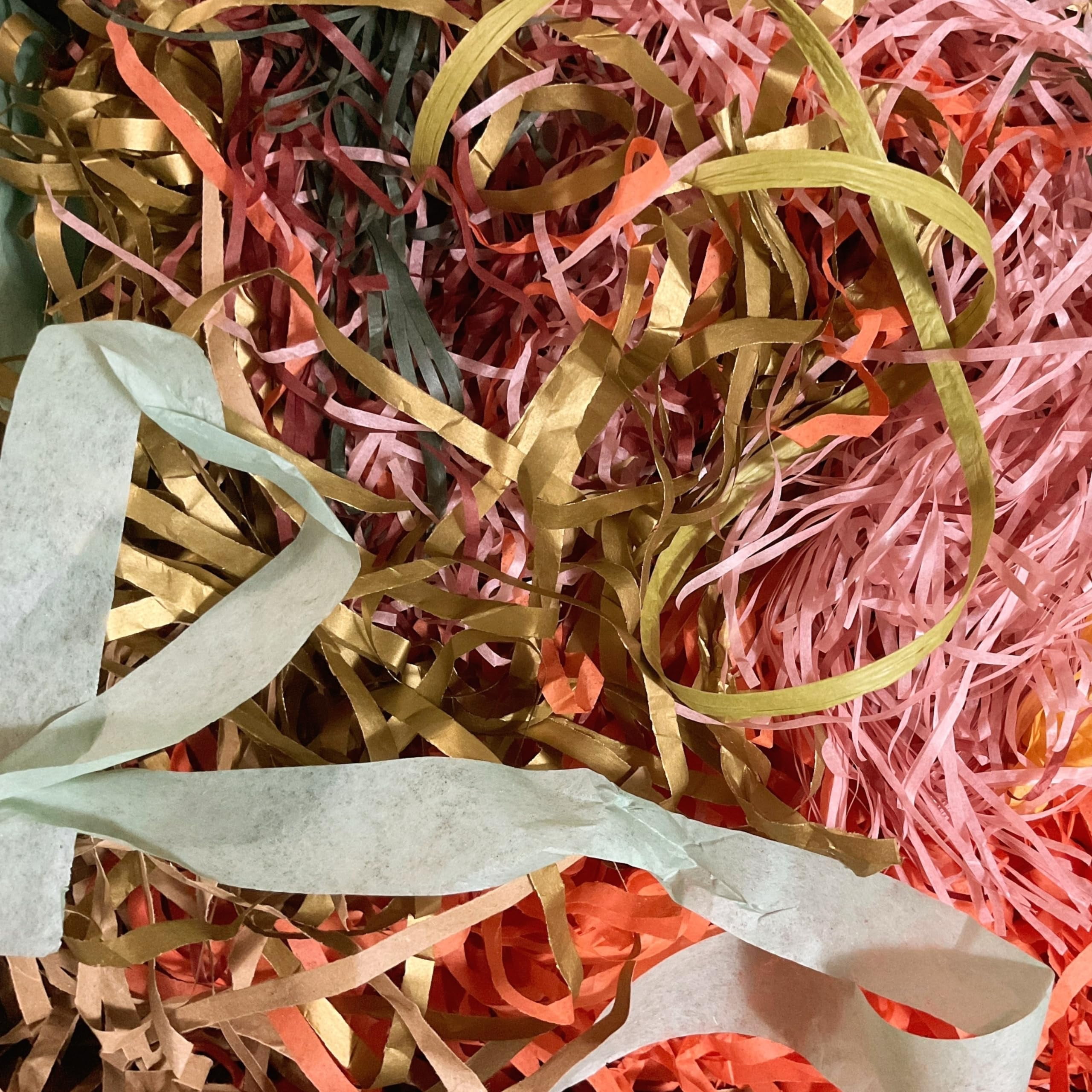 InsideMyNest Handmade Vintage Themed STF9 Shredded Paper Tissue Eco ...