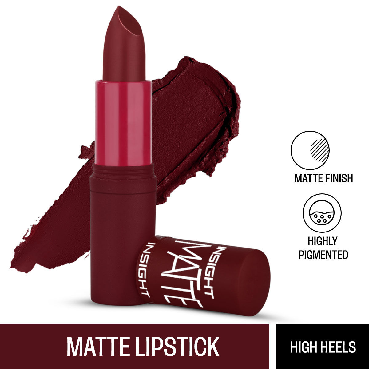 Insight Cosmetics Matte Lipstick - A12 High Heels - Walmart.com