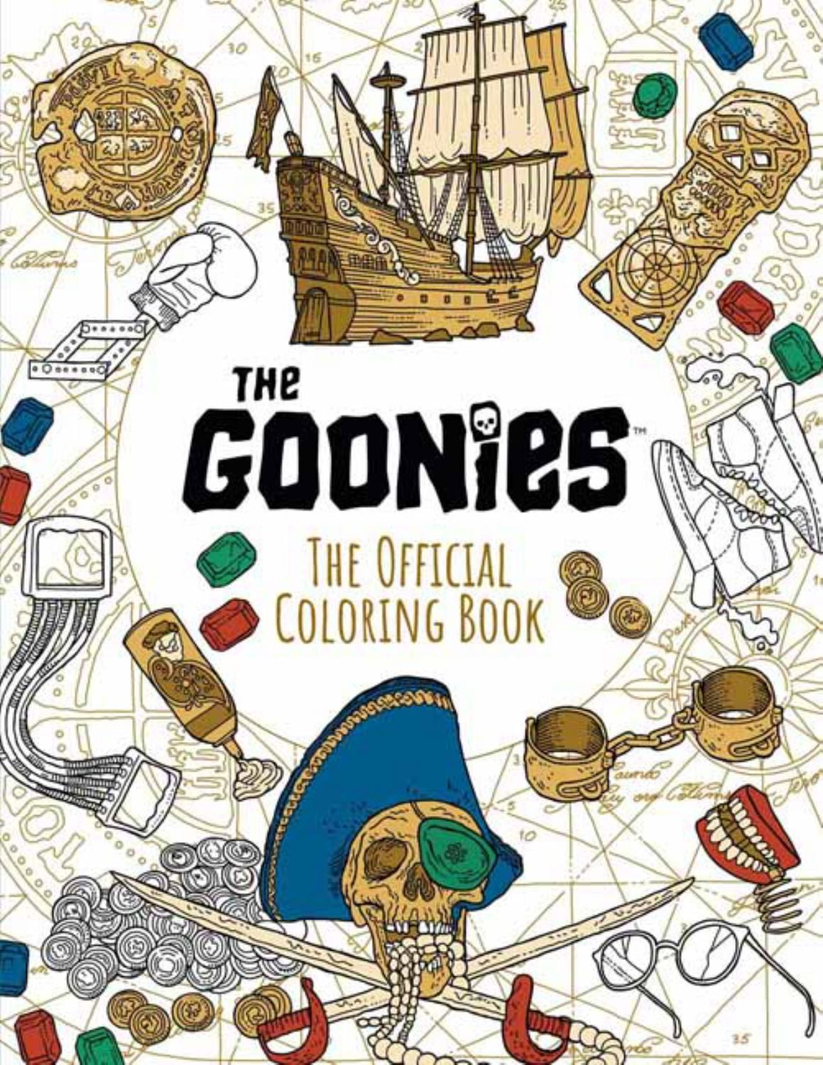 The Goonies: the Official Coloring Book, 64 pages (Hardcover) - Walmart ...