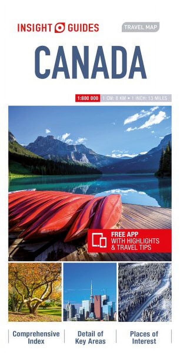 Insight Travel Map Canada - Walmart.com