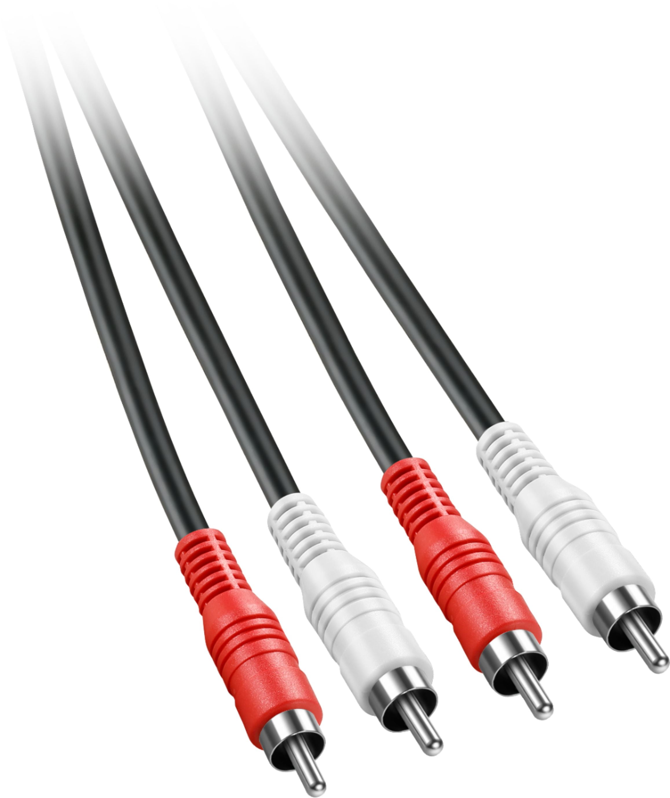 Insignia™ - 6' Stereo Audio RCA Cable - Black - Walmart.com