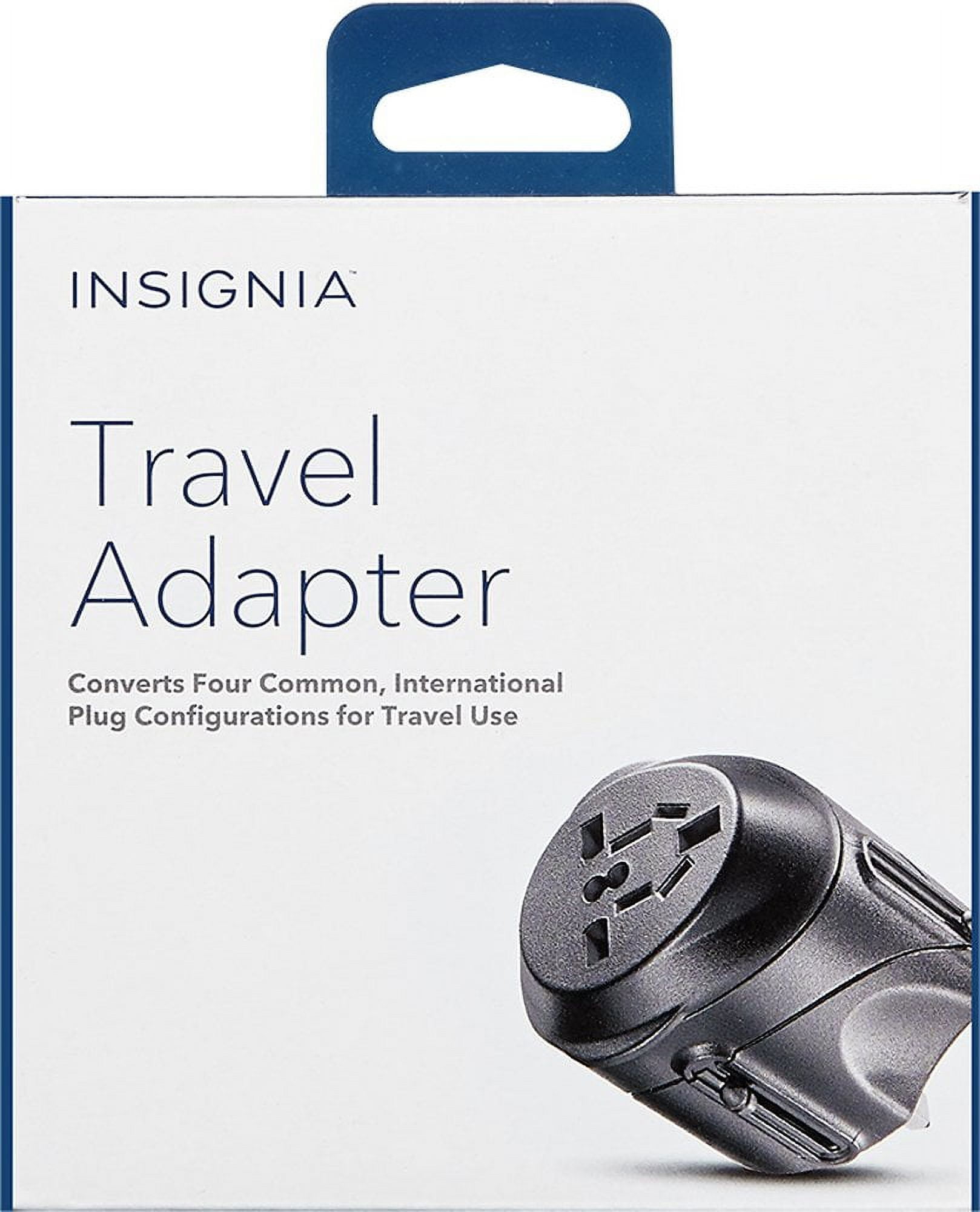 Insignia All-in-One Travel Adapter for Universal Sockets in North ...
