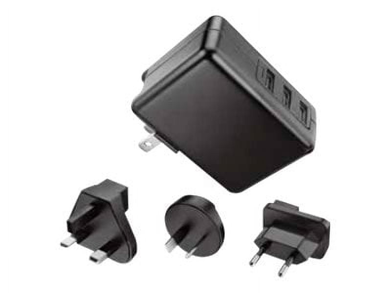 Insignia - Power adapter - 22 Watt - 4.4 A - 3 output connectors (USB ...