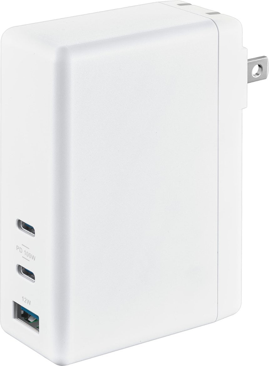 Insignia Universal Wall Charger, 112W, 2 USB-C, 1 USB, Fast Charging ...