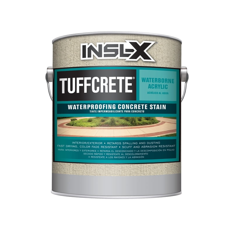 Insl-X TuffCrete Waterproofing Concrete Stain, Water-Based Acrylic ...