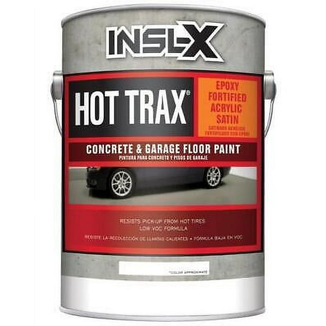 Insl-x Hot Trax Satin Accent Base Water-Based Acrylic Concrete & Garage ...