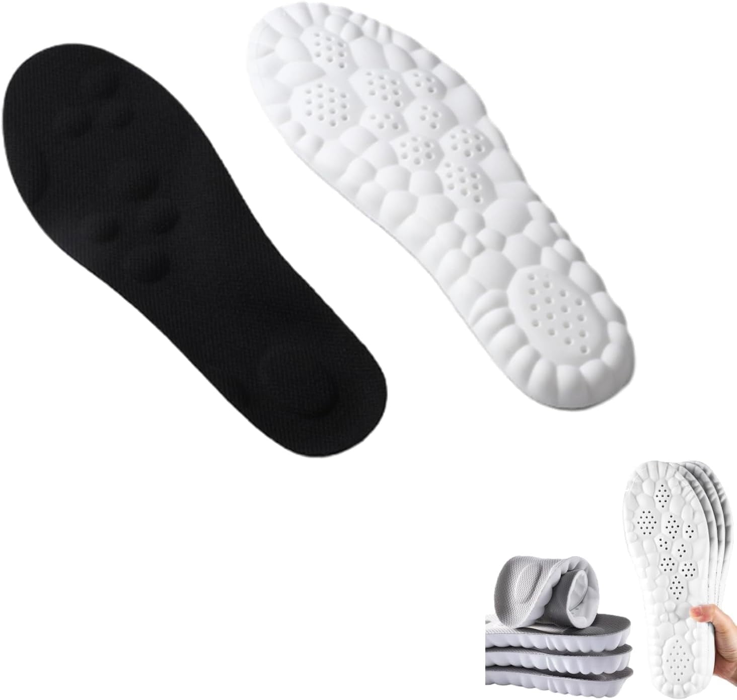 Insoles, Insoles for Men, 4d Cloud Technology Insole, Insoles for Women ...