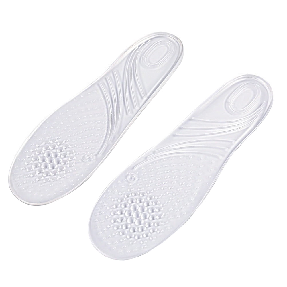 Insoles Shoe Gel Inserts Silicone Foot Transparent Massaging Insole ...