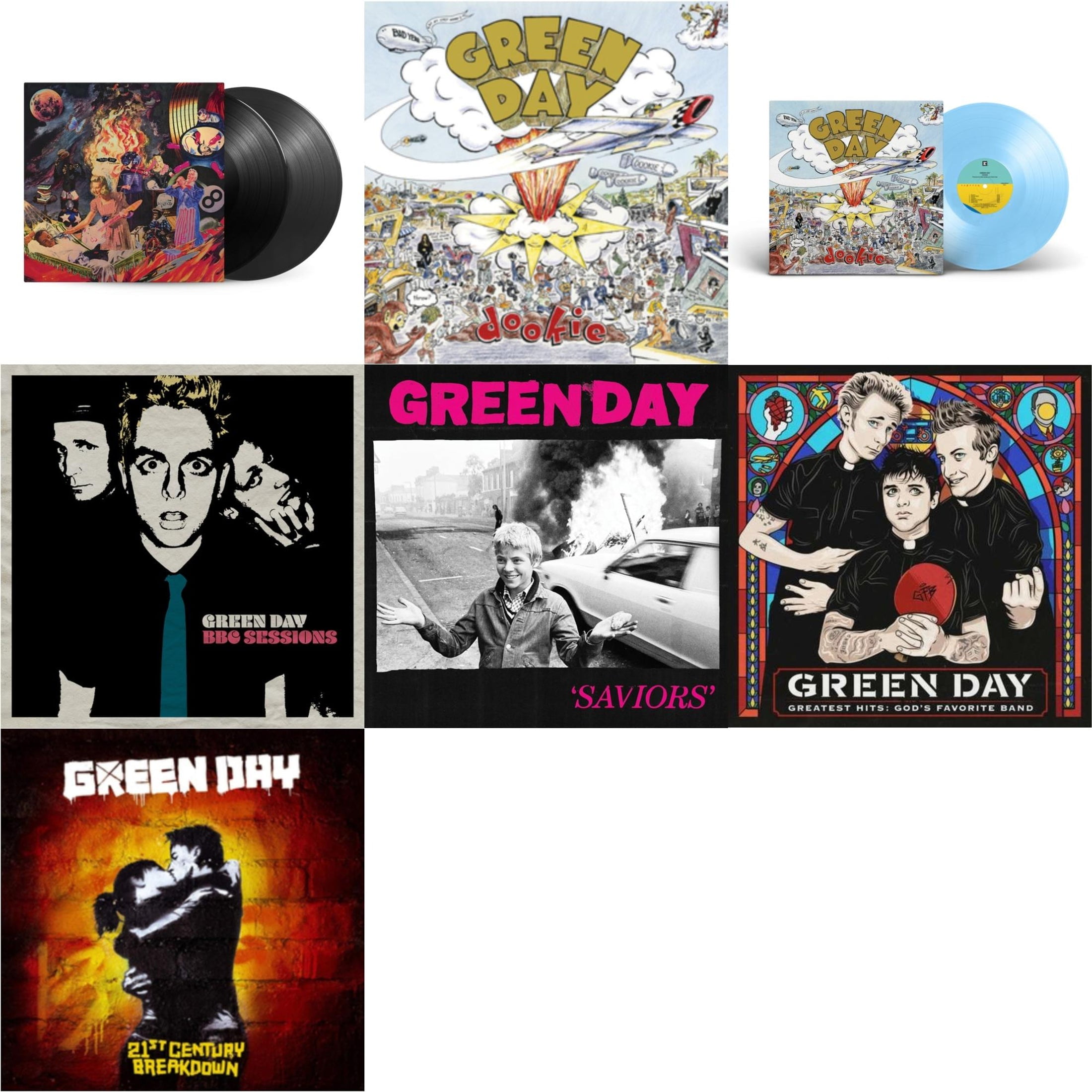 Insomniac (25Th Anniversary/2LP) & Dookie & Dookie (X) (Baby Blue LP Vinyl) & Bbc Sessions (X ...