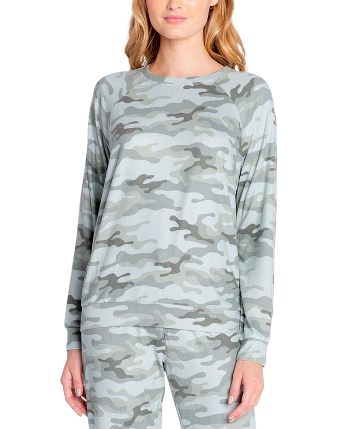 Insomniax Womens Printed Long Sleeve Pajama Top - Walmart.com