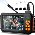 Inspection Camera with Light, 1080P Borescope Camera with Light, 4.3 ...
