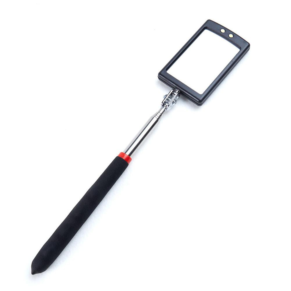 Inspection Mirror Lighted Mechanic Telescoping illuminate Extendable ...