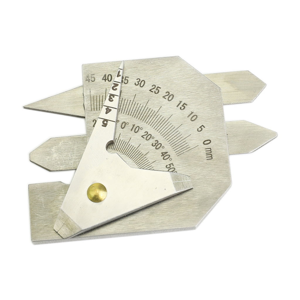 Inspection Ruler Stainless Steel Weld Seam Gauge 0-75mm Weld Guage ...
