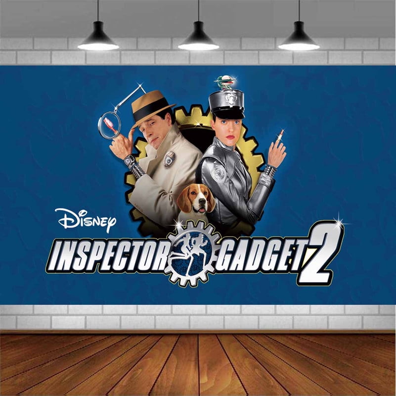 Inspector Gadget Backdrop Banner Party Supplies Poster Movie Theme ...