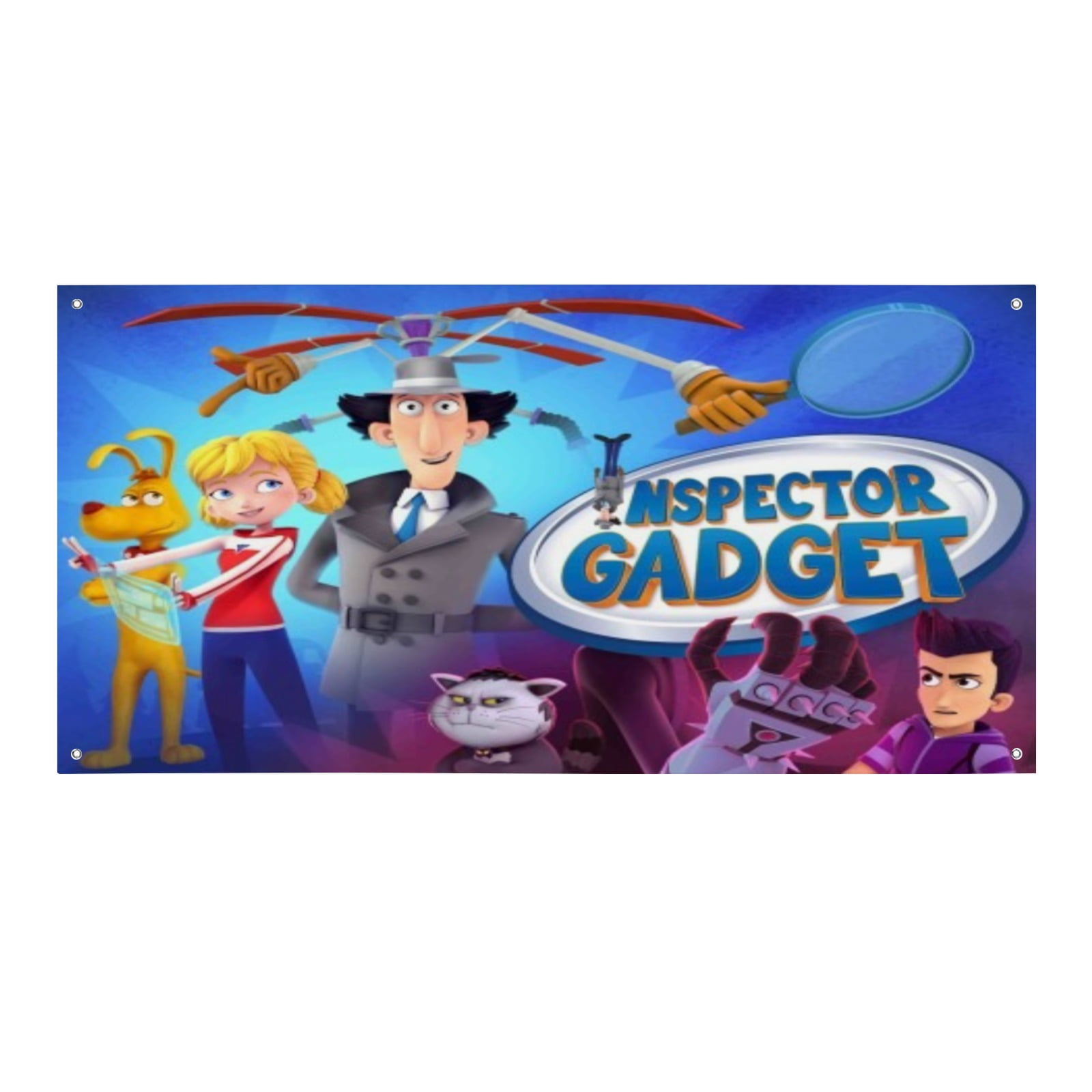Inspector Gadget-Theme Backdrops Banner Birthday Party Decor Supplies ...