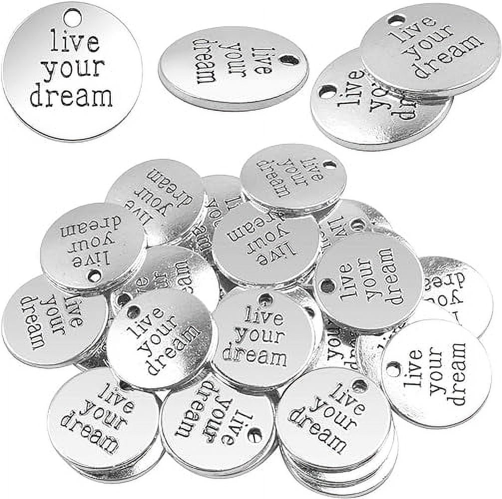 Inspiration Words Charms,30 Pieces Lettering Saying Charms Message ...