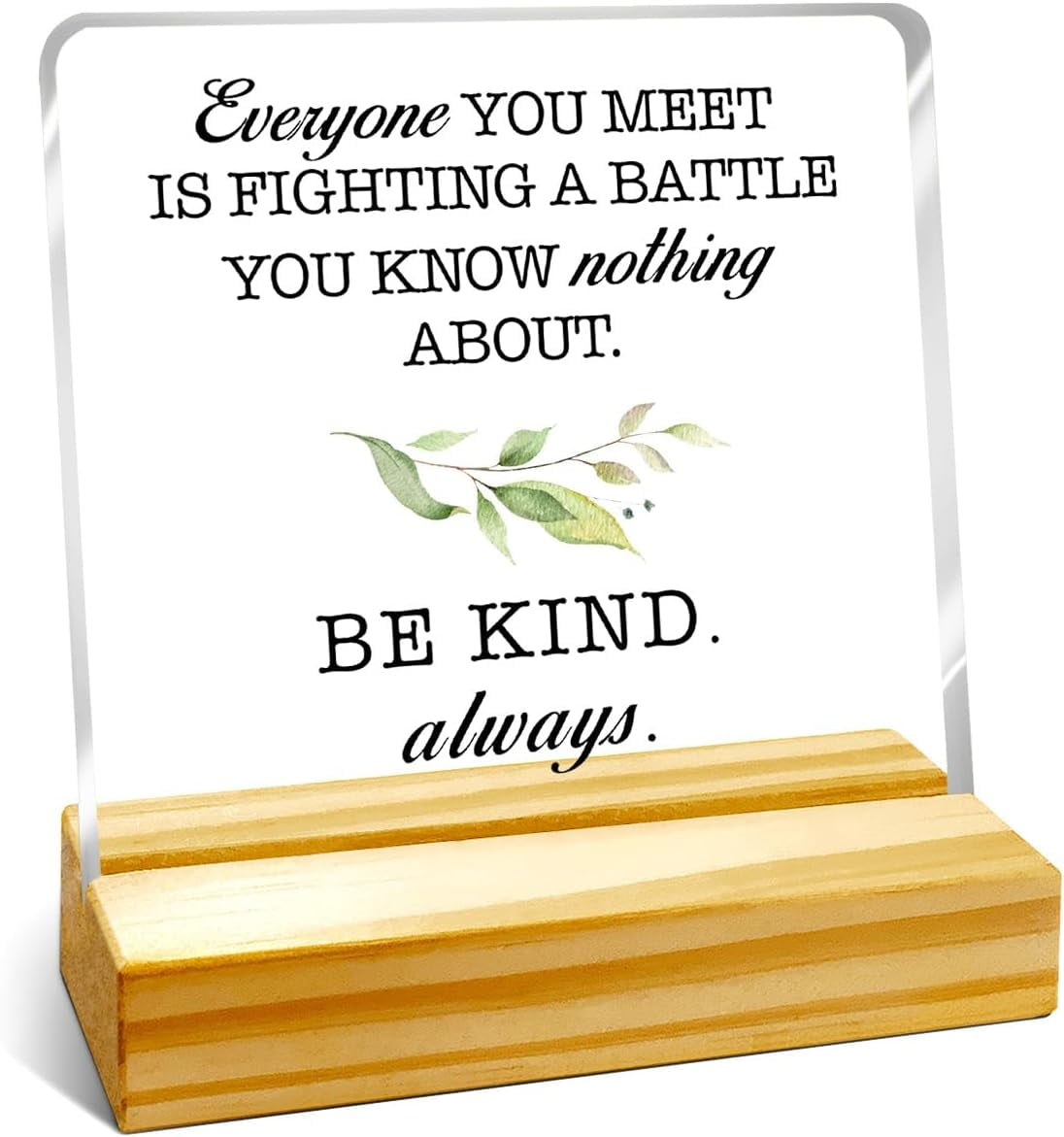 Inspirational Acrylic Sign,Motivational Acrylic Plaque,Positive Energy ...