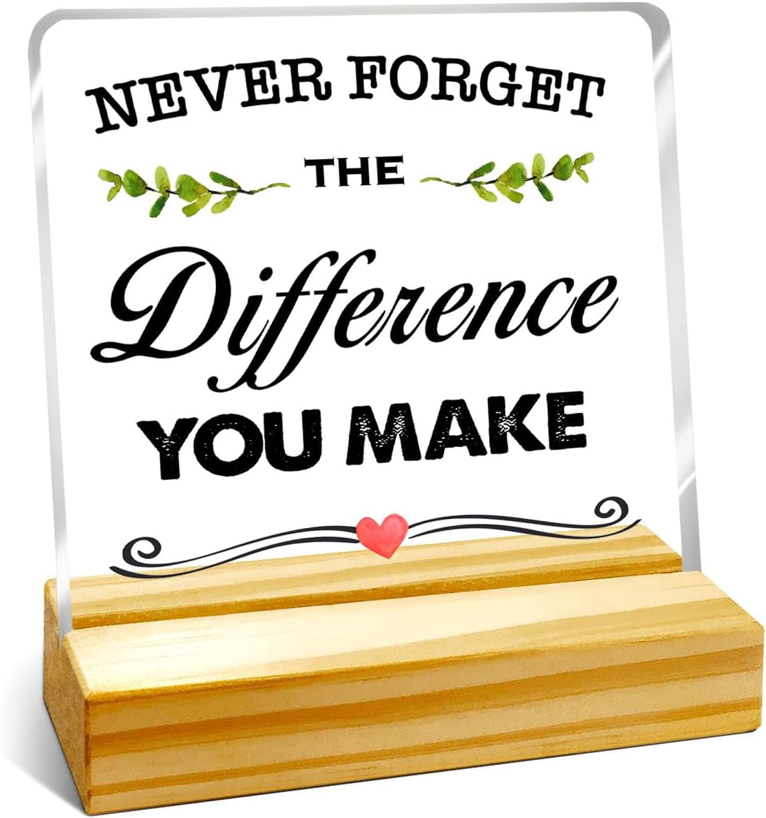 Inspirational Acrylic Sign,Retirement Gifts,Thank You Gift For Coworker ...