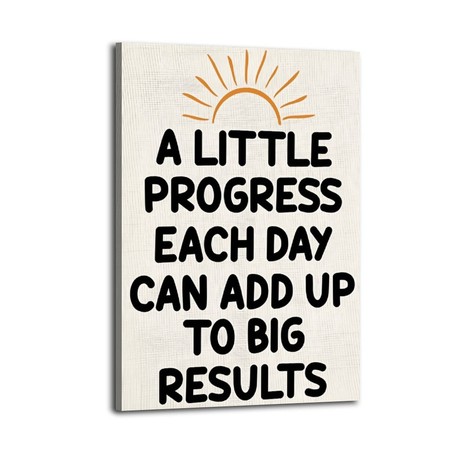 Inspirational Add Up to Big Results Office Wall Art, Motivational ...