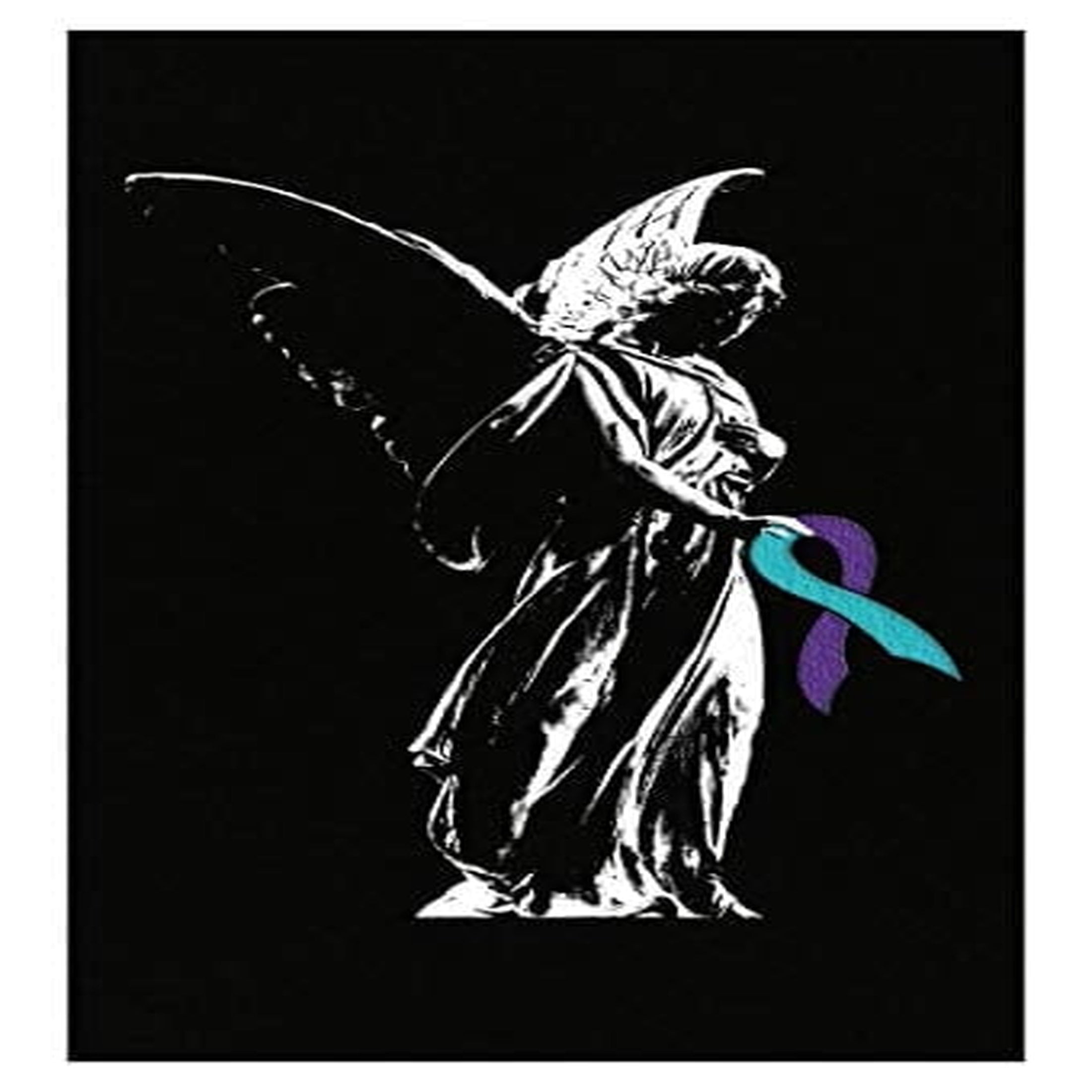 Inspirational Angel Sadness Poster - Hope, Faith, Courage, & Strength ...