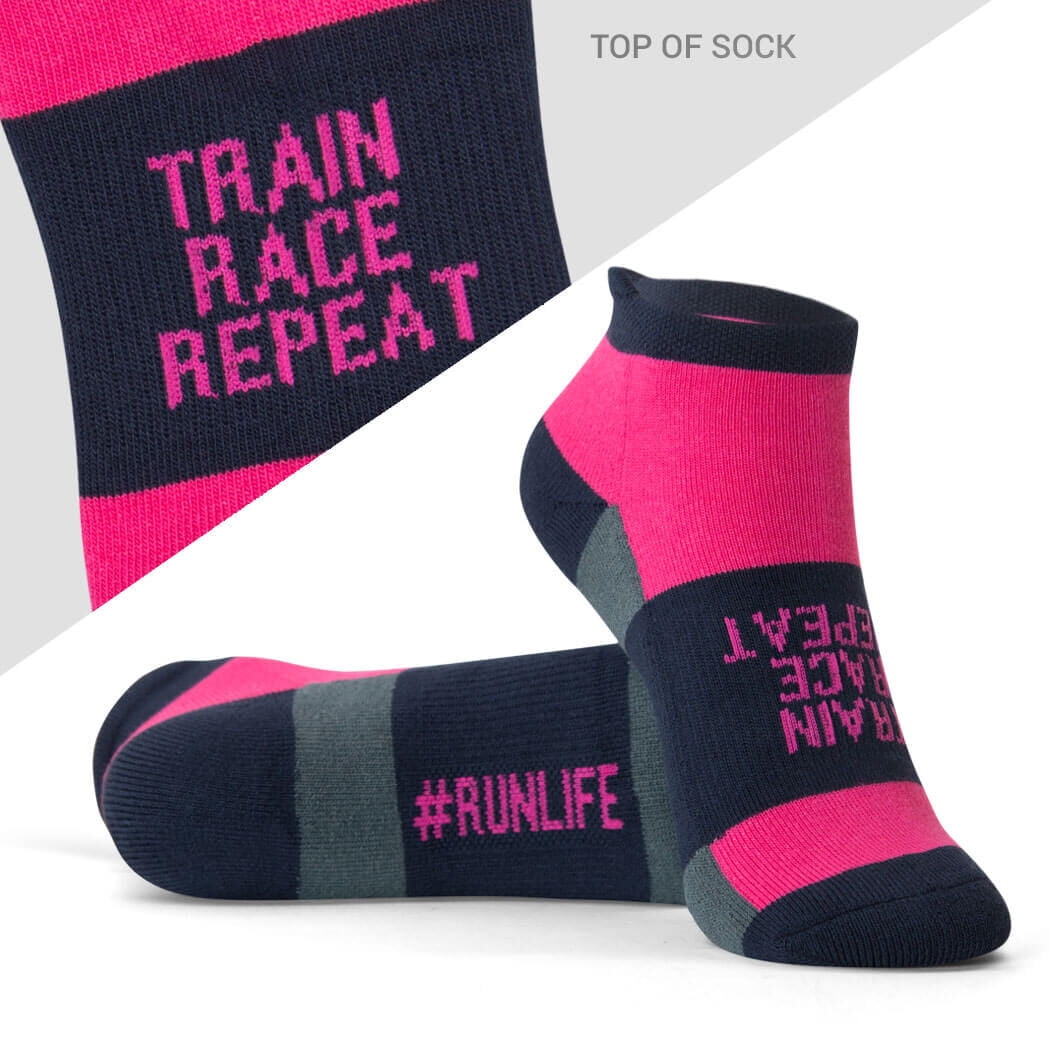 Inspirational Athletic Running Socks | Women's Woven Low Cut ...