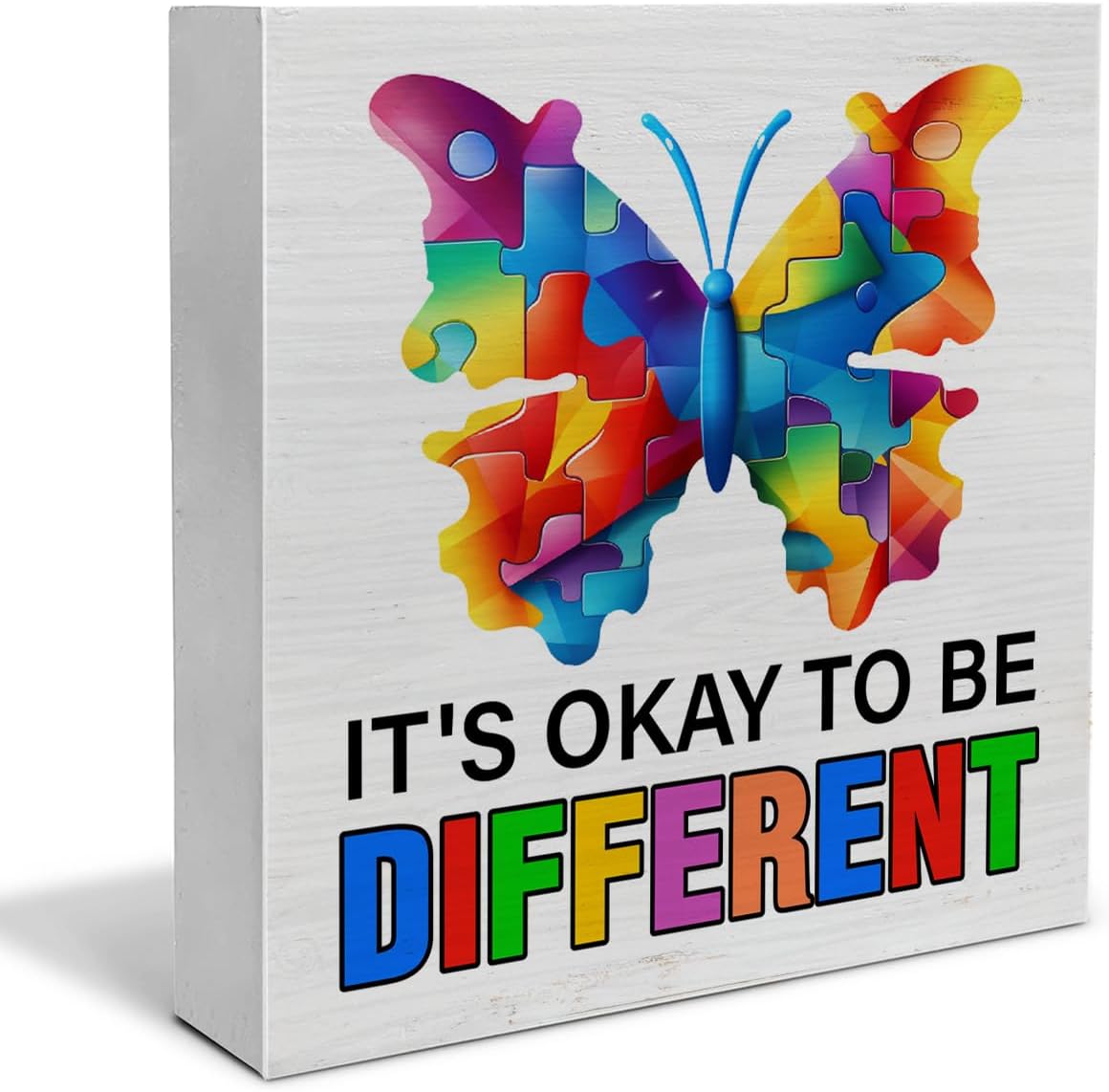 Inspirational Autism Awareness Decorations It's Okay to Be Different ...