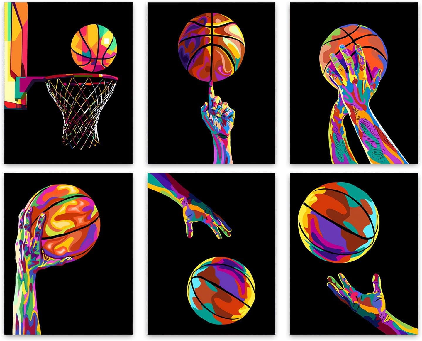 Inspirational Basketball Wall Art Prints, Creative Basketball Wall Art ...