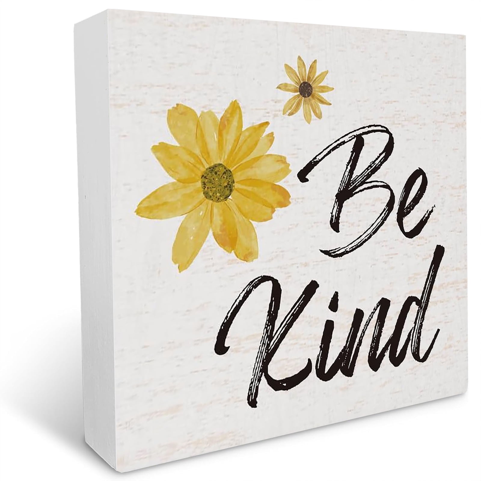 Inspirational Be Kind Wooden Box Sign Decorative Kindness Wood Box Sign ...