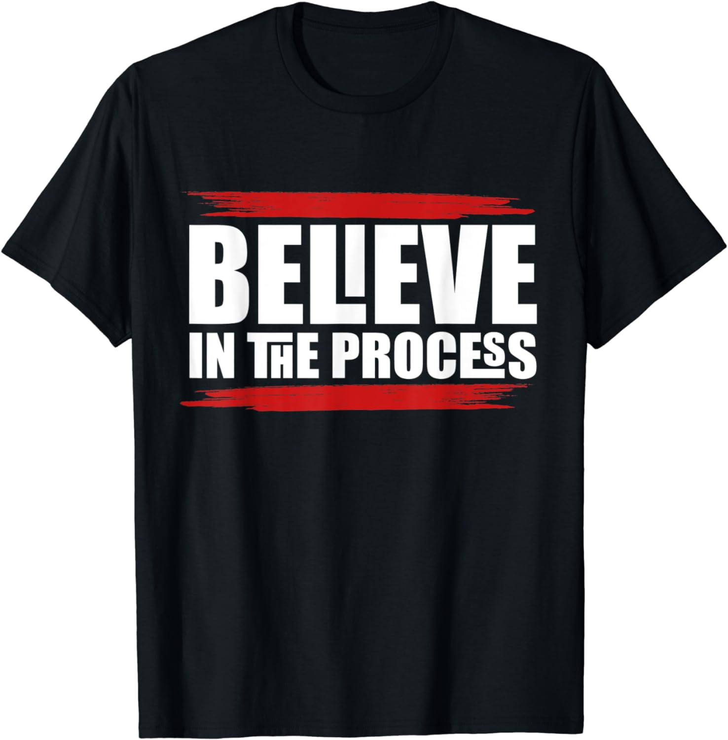 Inspirational Believing In The Process Illustration T-Shirt - Walmart.com