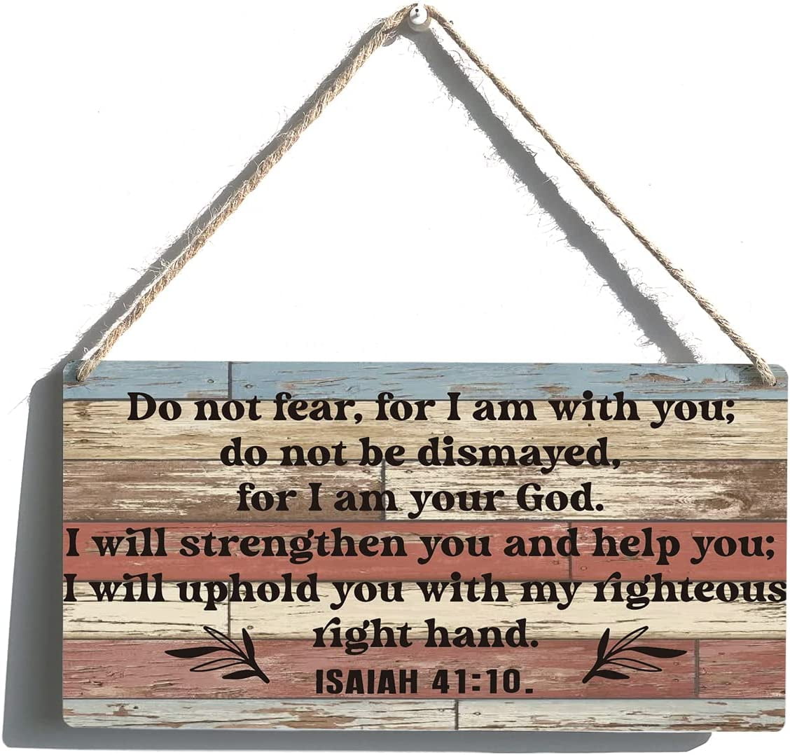 Inspirational Bible Gift Signs Do Not Fear for I am With You Do Not Be ...