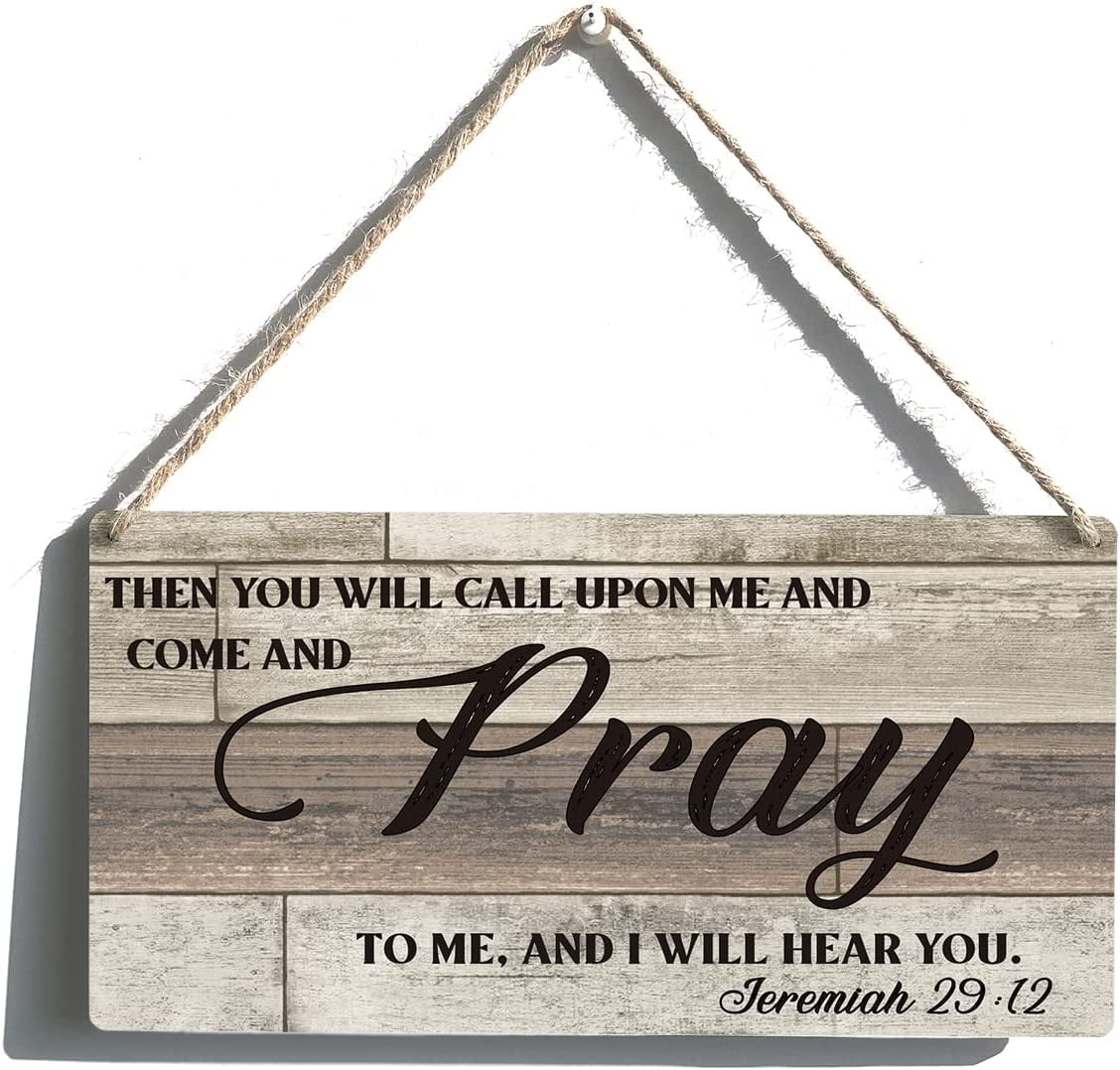 Inspirational Bible Gift Signs Then You Will Call Upon Me and Come and ...