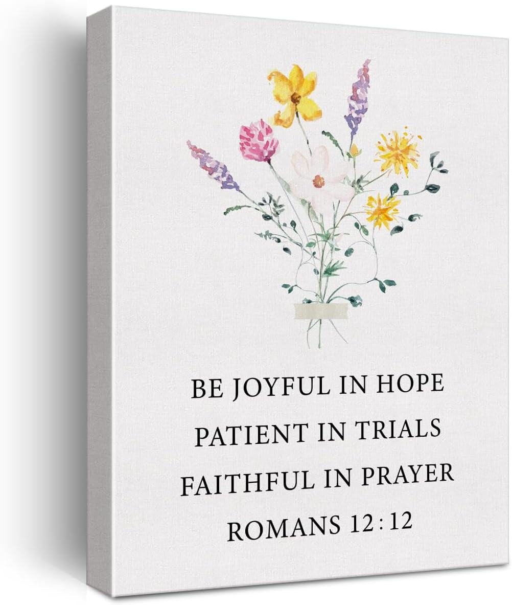 Inspirational Bible Verse Christian Wall Art Canvas Painting Print ...