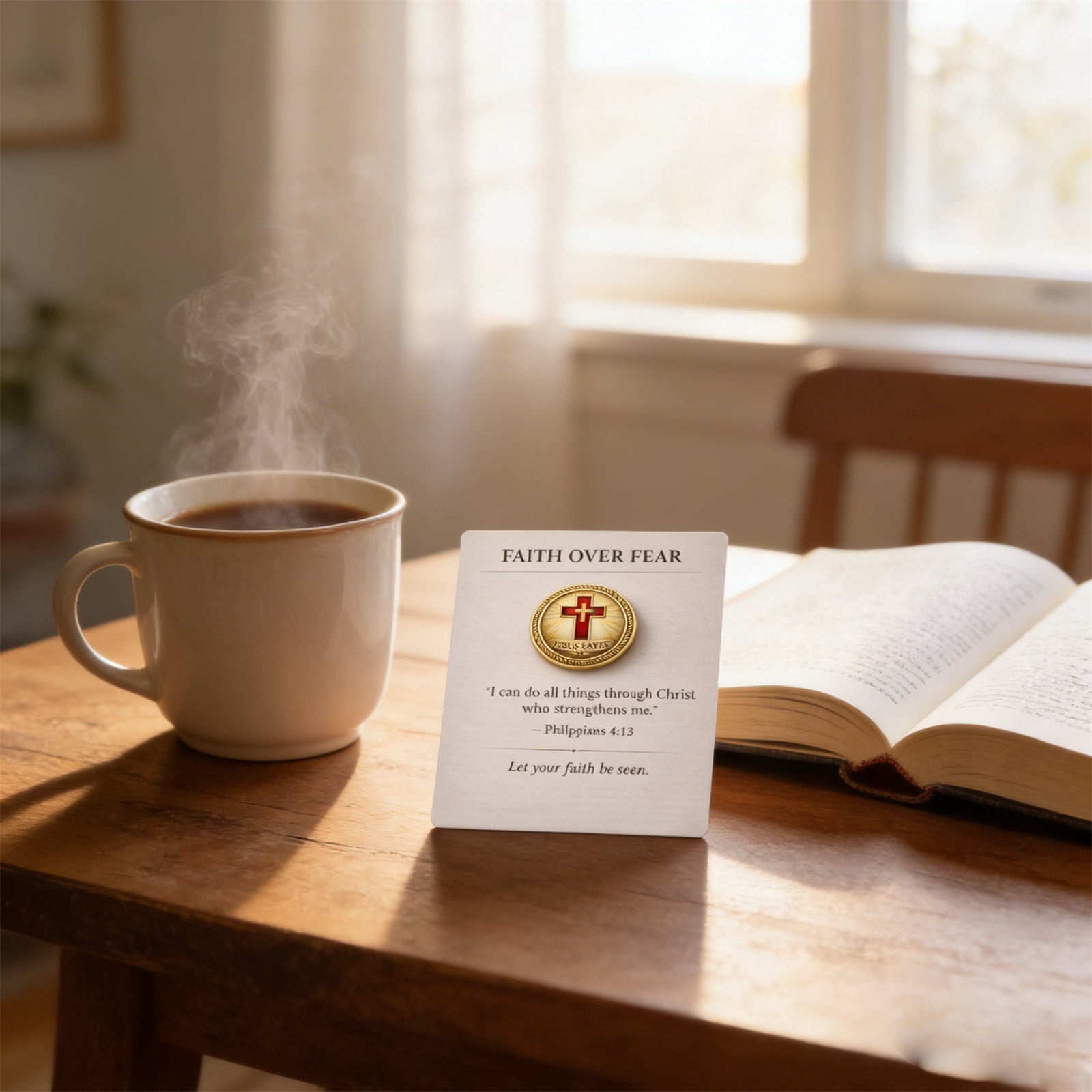 Inspirational Bible Verse Gift Card, Uplifting Encouragement Message ...