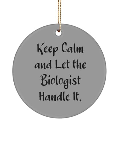 Inspirational Biologist Gifts, Keep Calm and Let The, Biologist Circle ...