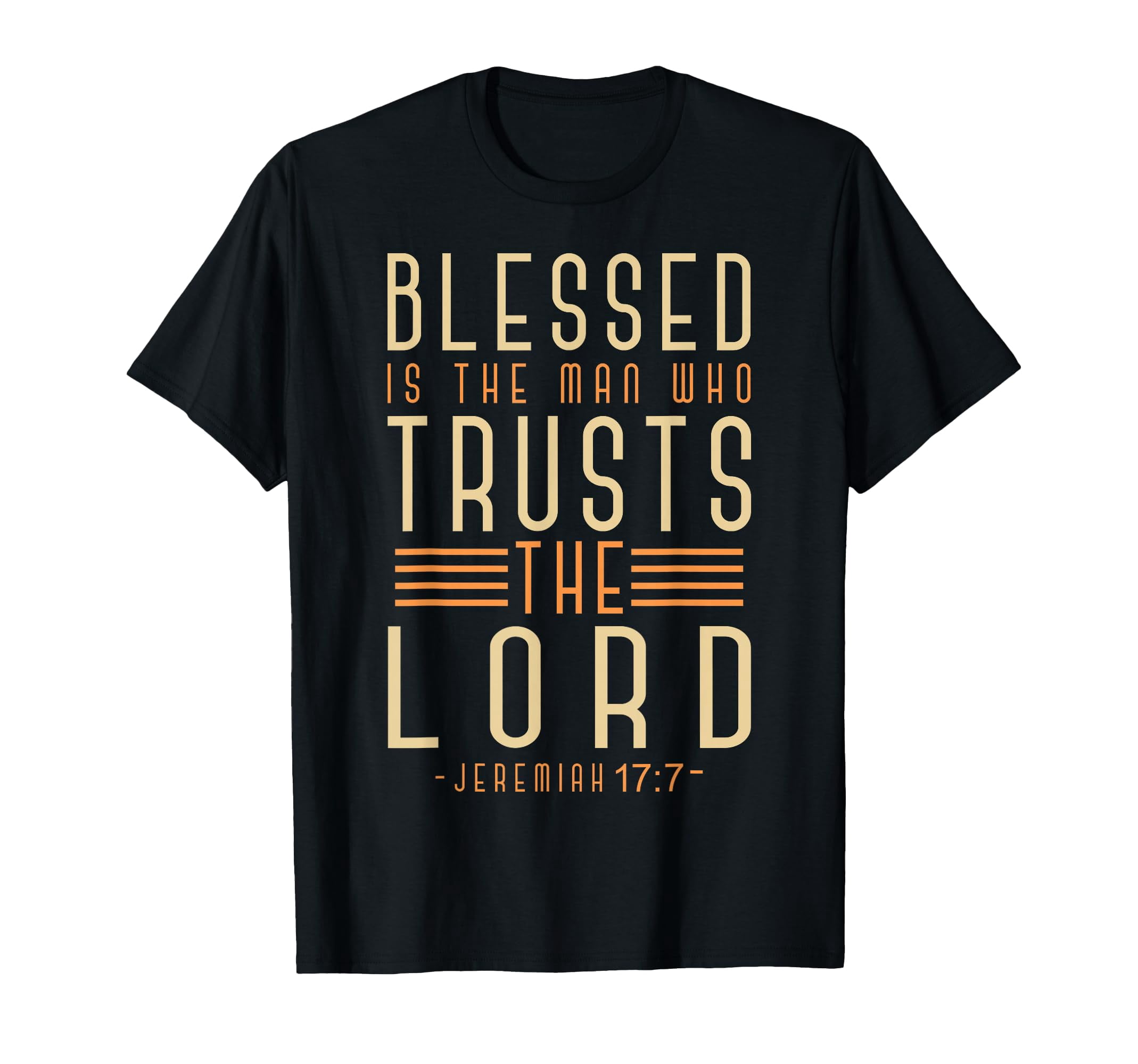 Inspirational Blessed is The Man Who Trusts The Lord Bible Verse T ...