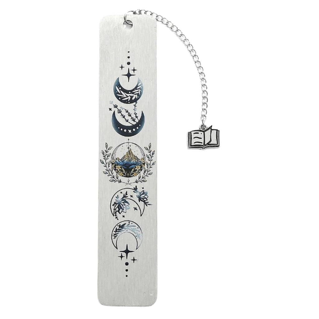 Inspirational Bookmarks with Chain Stainless Steel Bookmarks Book Page ...