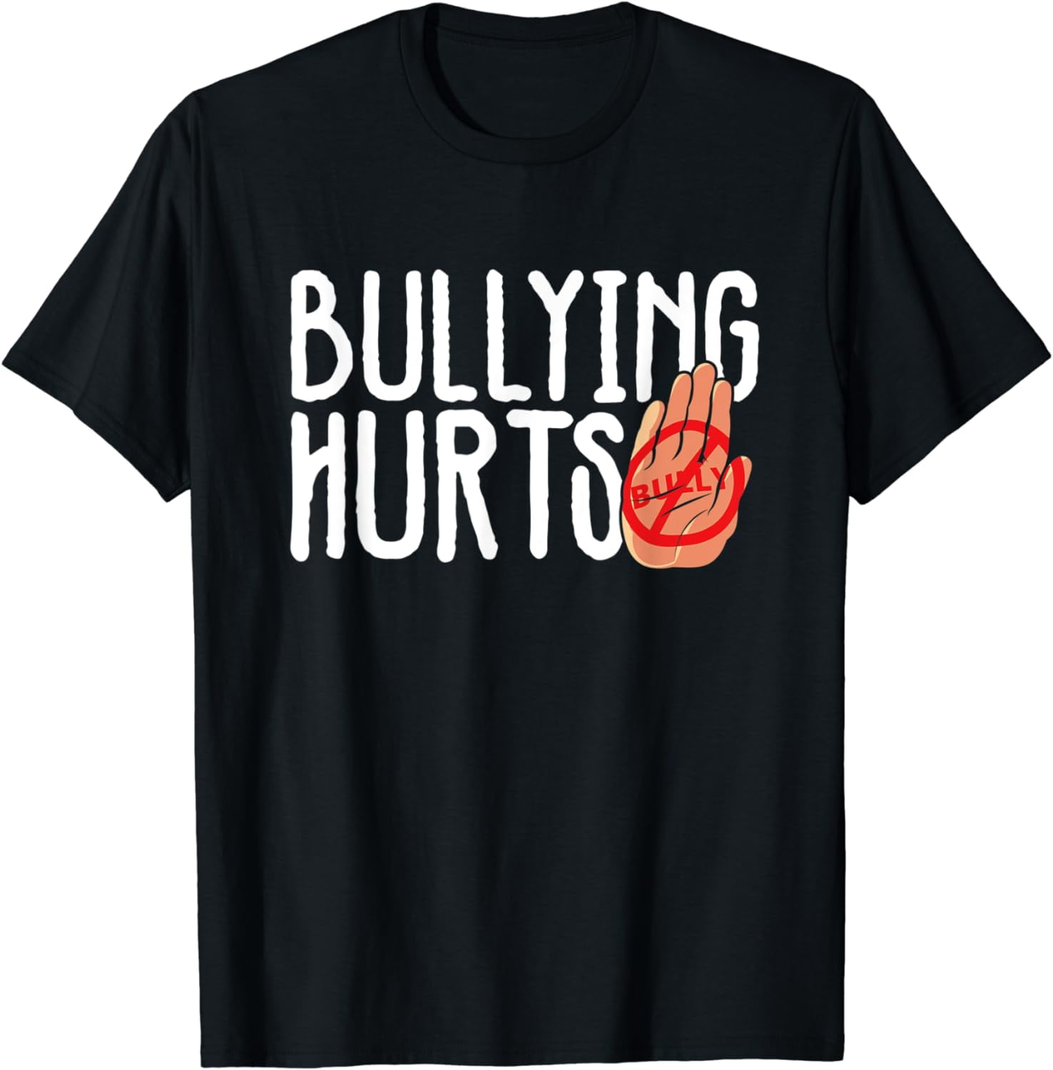 Inspirational Bullying Hurts Anti-Bullying T-Shirt - Walmart.com