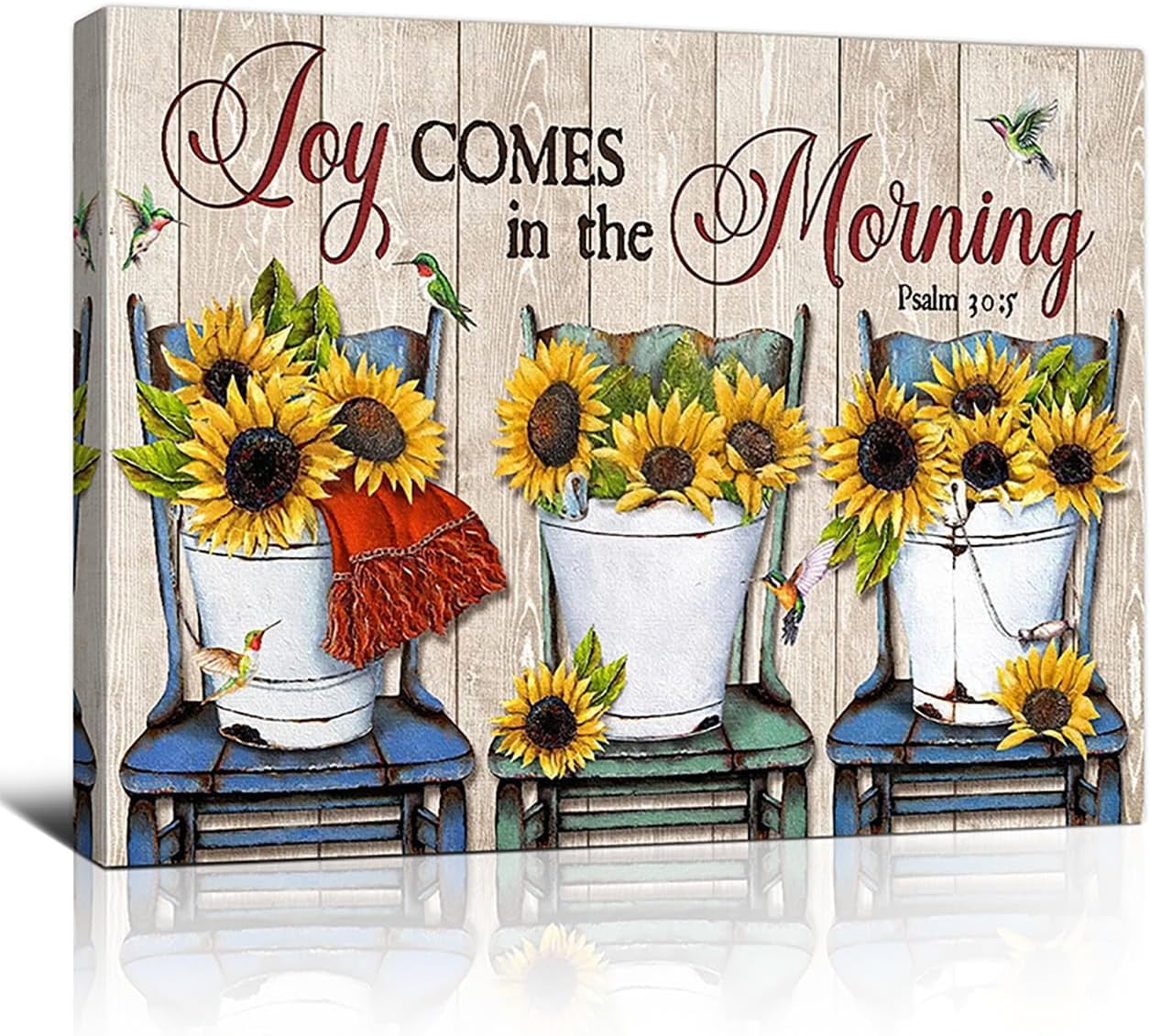 Inspirational Canvas Wall Art Encouraging Bible Verses Wall Decor ...