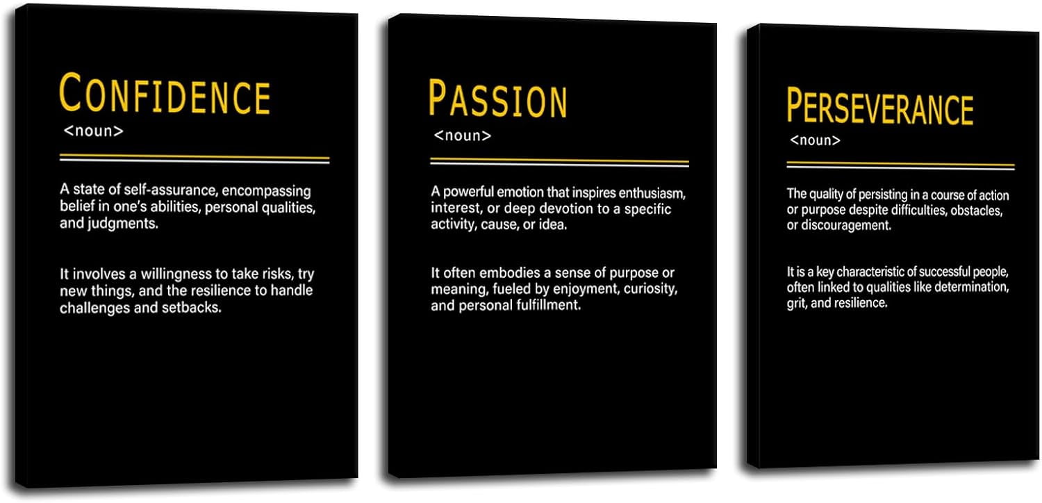 Inspirational Canvas Wall Art Inspiration Picture Discipline ...
