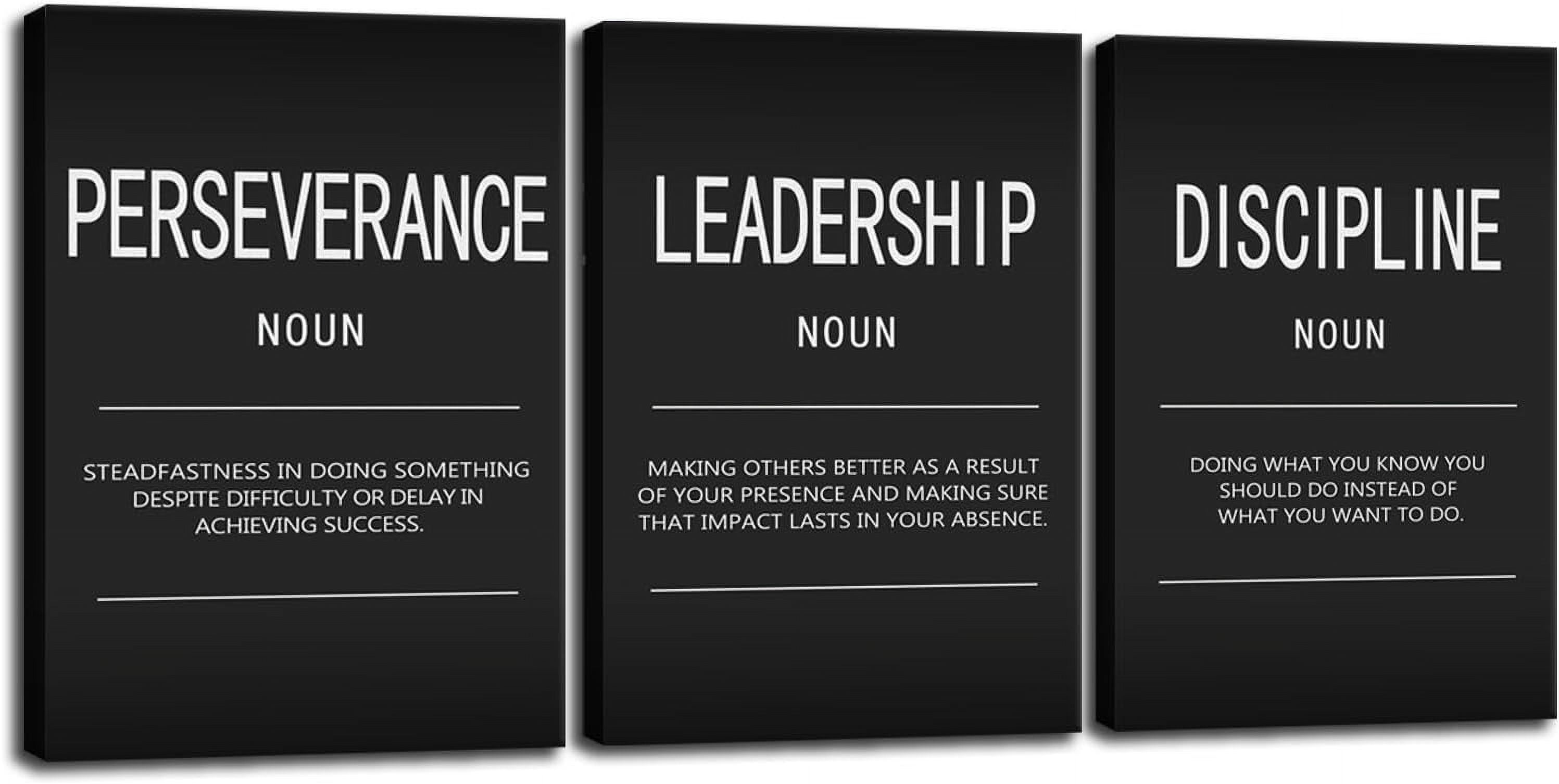 Inspirational Canvas Wall Art Inspiration Picture Discipline ...