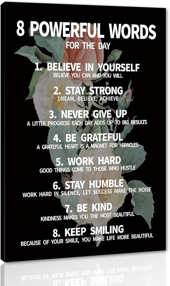 Inspirational Canvas Wall Art Motivational Entrepreneur Quotes Posters ...