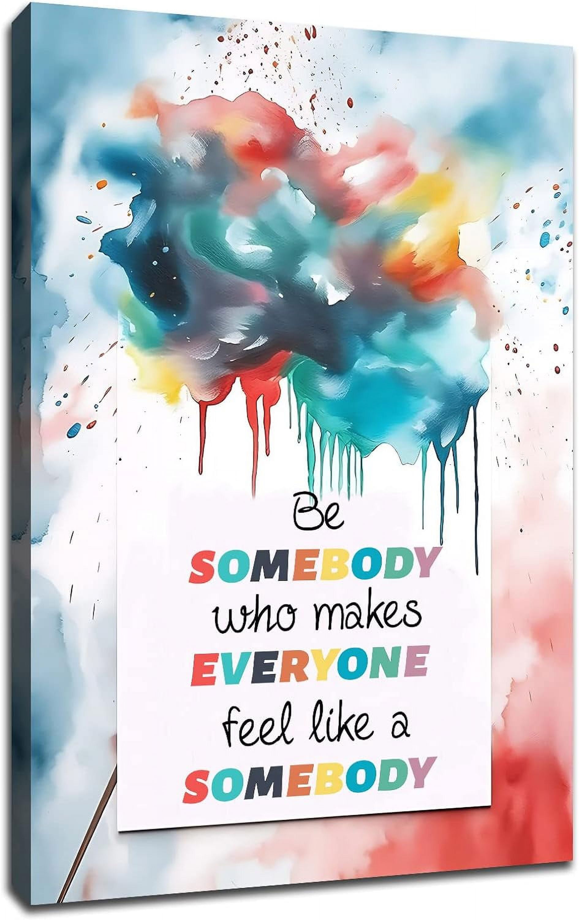 Inspirational Canvas Wall Art Positive Affirmation Wall Mount ...