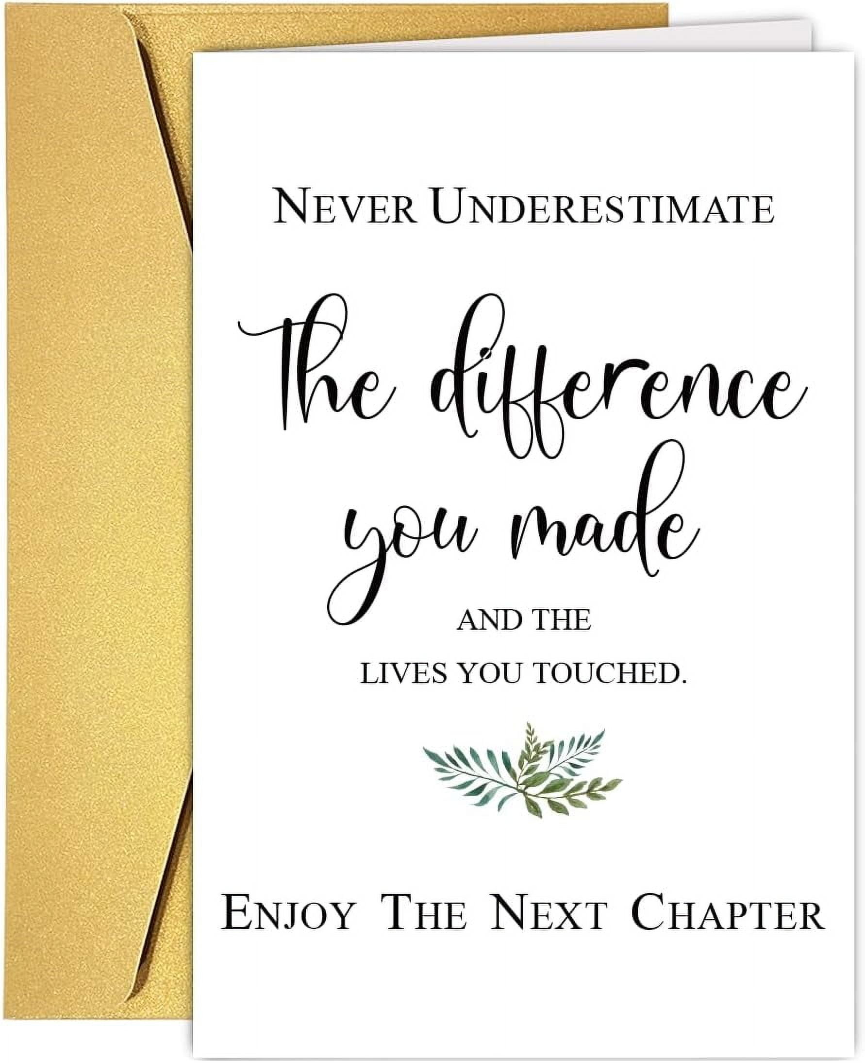 Inspirational Card for Encouragement – “Never Underestimate the ...