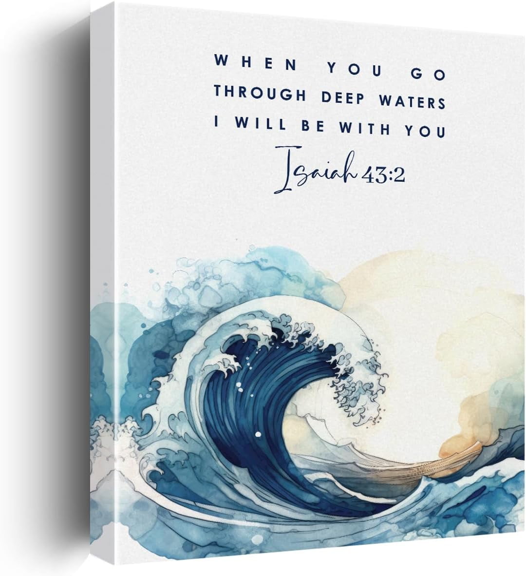 Inspirational Christian Canvas Wall Art Farmhouse Decor Positive Scripture Canvas Prints ...