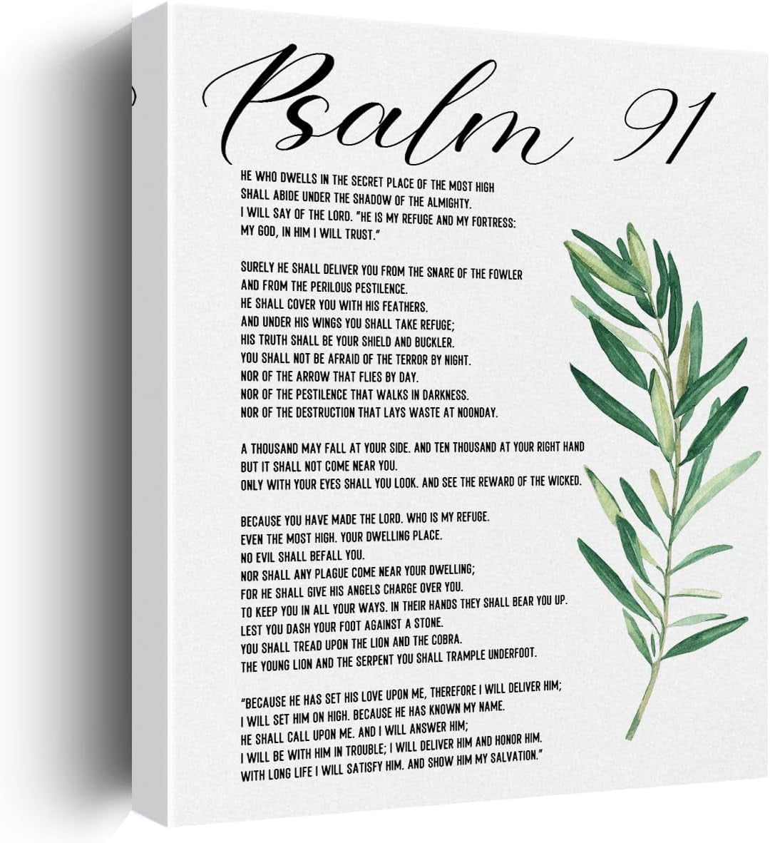 Inspirational Christian Canvas Wall Art Farmhouse Decor Positive ...