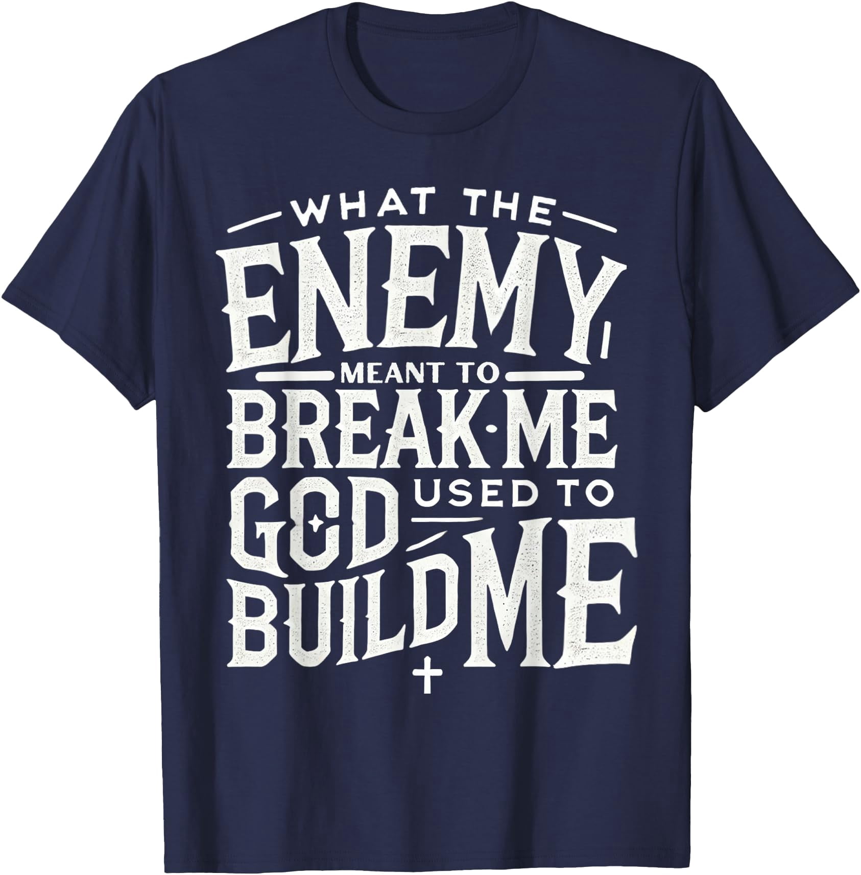 Inspirational Christian Faith-Based God T-Shirt - Solid Black Design ...