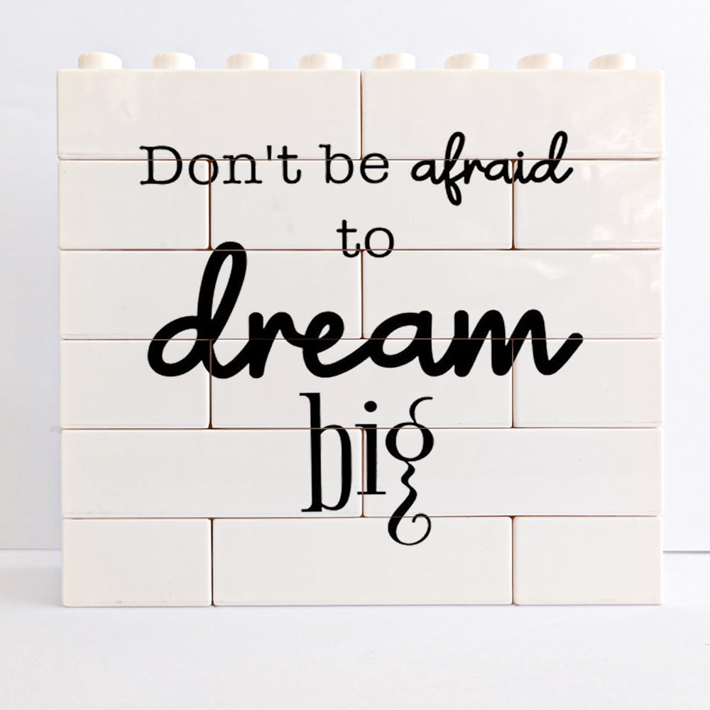 Inspirational Classroom Decor Sign Farmhouse Block Building Bricks ...