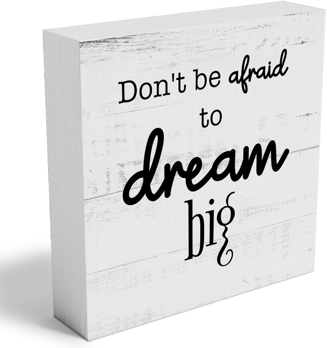 Inspirational Classroom Decor Wood Sign Farmhouse Wood Block Wooden Box ...