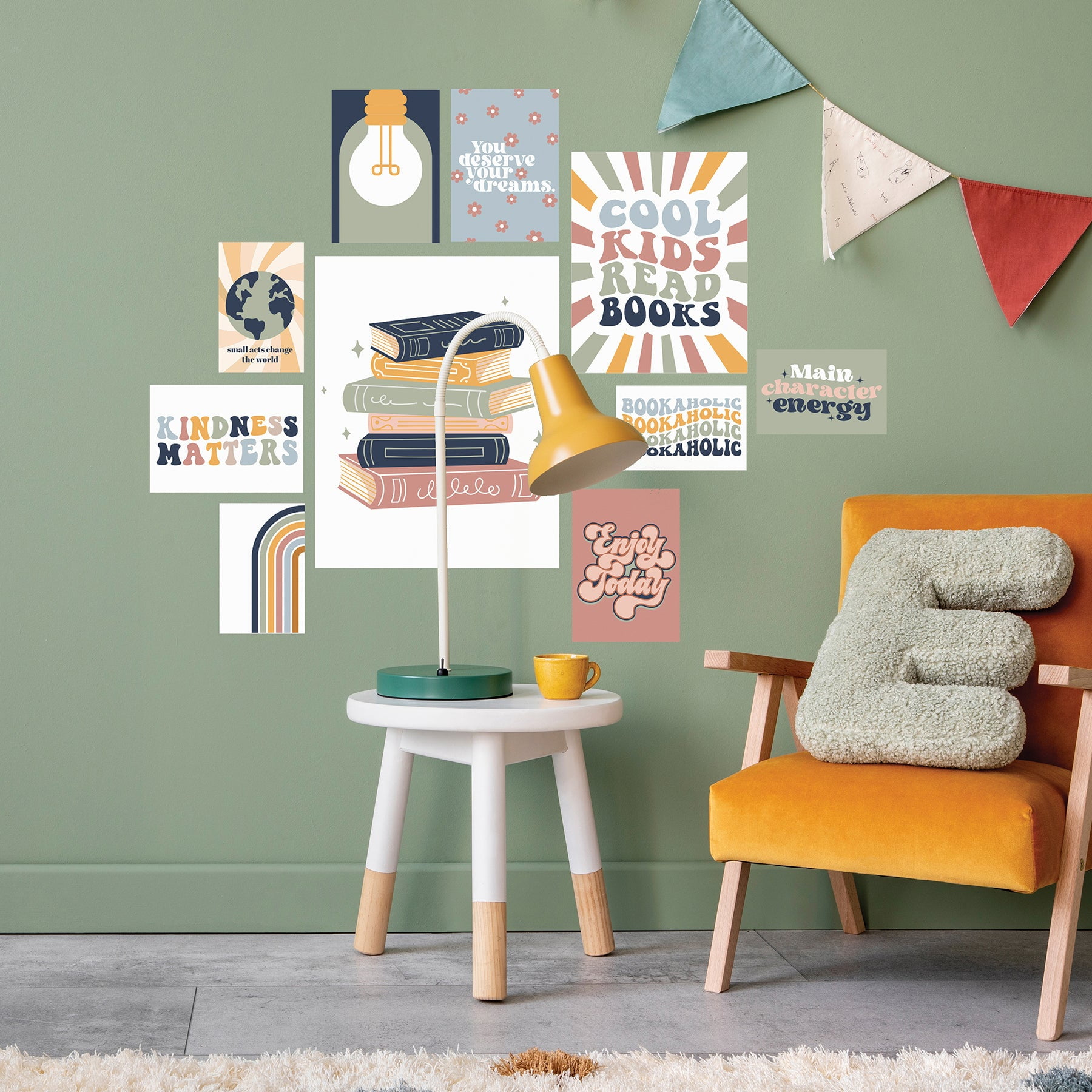 Inspirational Classroom Poster Wall Decals - Walmart.com